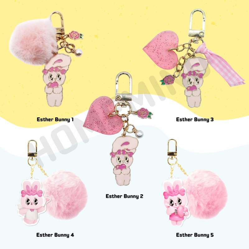 🌈 พร้อมส่ง ️ Esther Bunny Keychain พวงกุญแจ ลิขสิทธิ์แท้ 100% | Shopee ...