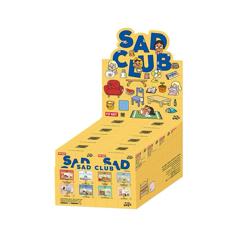 พร้อมส่ง | ยก box | crybaby sad club | popmart | Shopee Thailand