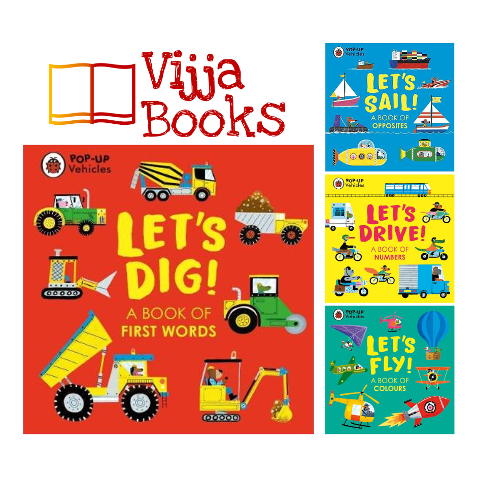 Pop-Up Vehicles A Book of First Words Opposites Numbers Colours ...