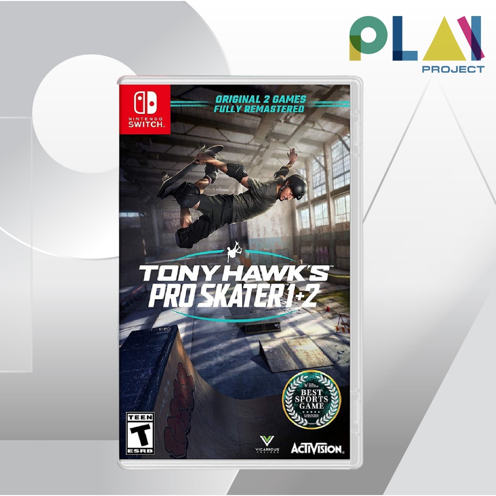 Nintendo Switch : Tony Hawk's Pro Skater 1 + 2 [มือ1] [แผ่นเกมนินเทนโด้ ...
