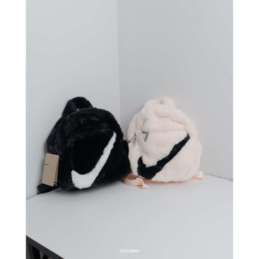 Nk Sportswear Futura 365 Faux Fur Mini Backpack (FB3049) | Shopee Thailand