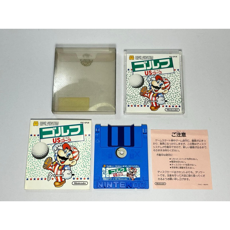 แผ่นแท้ Famicom Disk System (fds) Golf US Course | Shopee Thailand