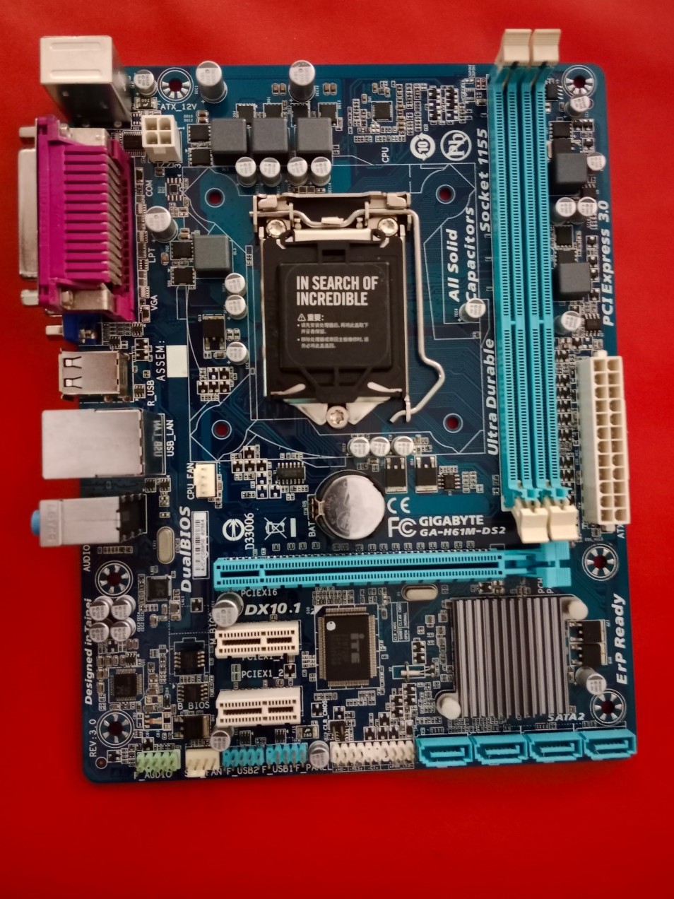 1155/MAINBOARD/GIGABYTE/GA-H61M-DS2/รองรับGEN2-3/DDR3 | Shopee Thailand