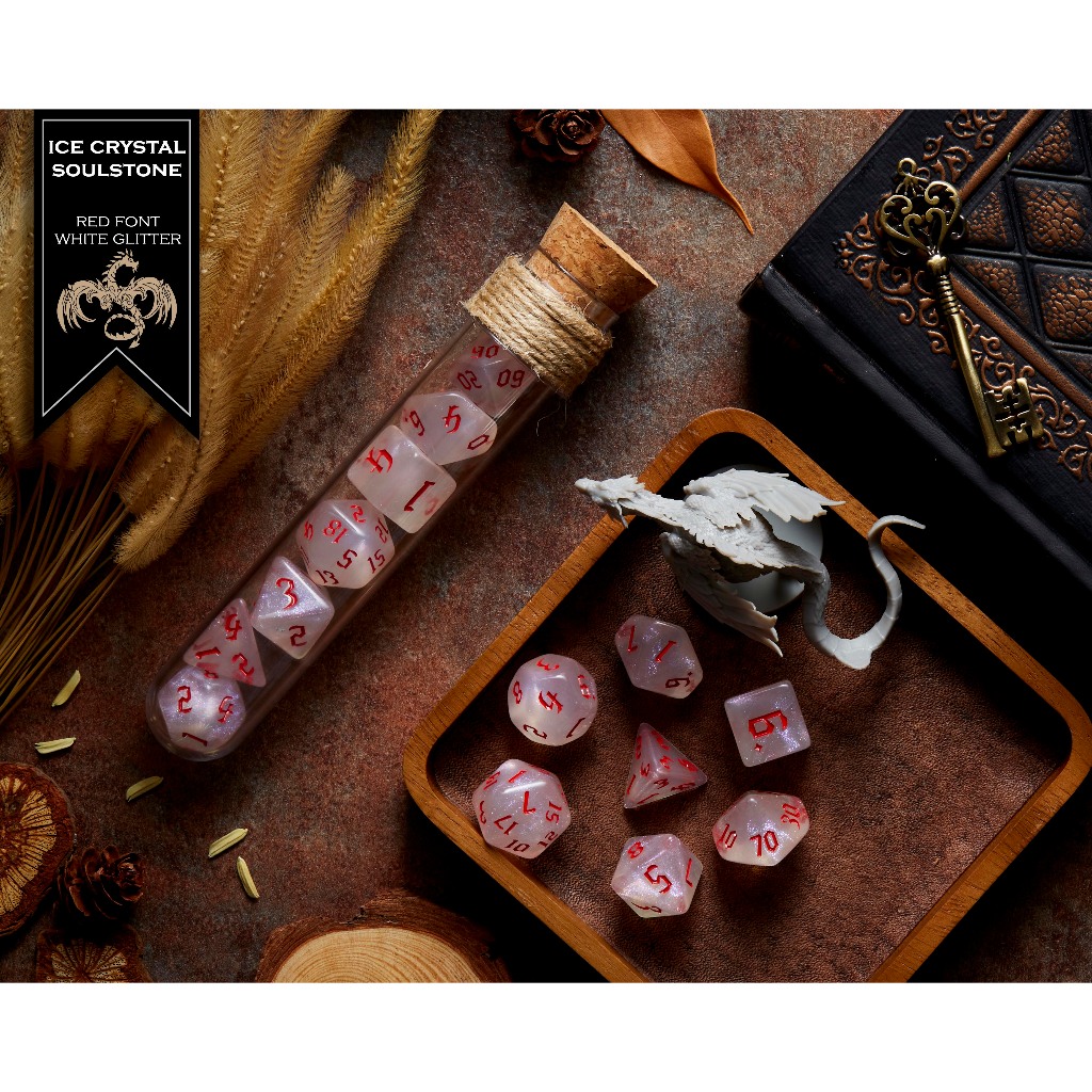 Potion Flask with Dice Set of 7 | ลูกเต๋า Dice For DnD D&D MTG RPG TRPG เกมกระดาน บอร์ดเกม Game ...