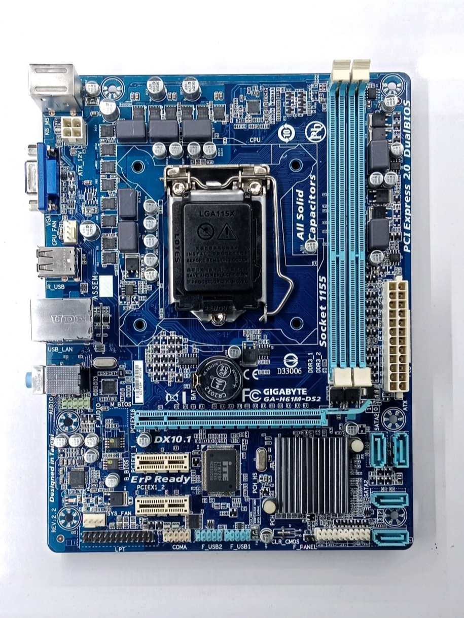 1155/MAINBOARD/GIGABYTE GA-H61M-DS2/ DDR3/ GEN 2-3th | Shopee Thailand