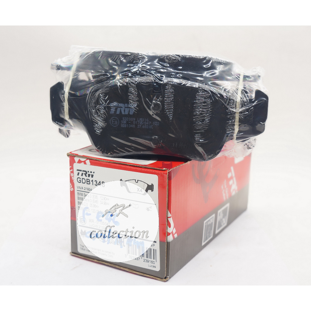 BMW ผ้าเบรค Brake pad ผ้าเบรคหน้า ผ้าเบรคหลัง บีเอ็มดับบลิว รุ่น e46 ...