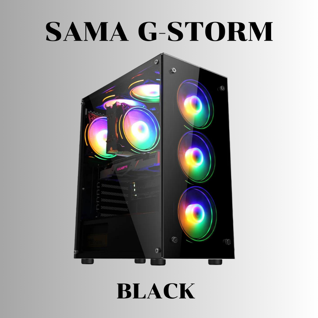 เคสคอม SAMA G-STORM สีดำ พร้อมส่ง (เคสเปล่า ไม่มีพัดลม) | Shopee Thailand