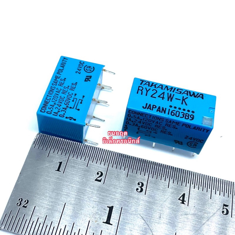 รีเลย์ RY24W-K 24VDC 8ขา TAKAMISAWA JAPAN สินค้าพร้อมส่ง ออกบิลได้ | Shopee Thailand