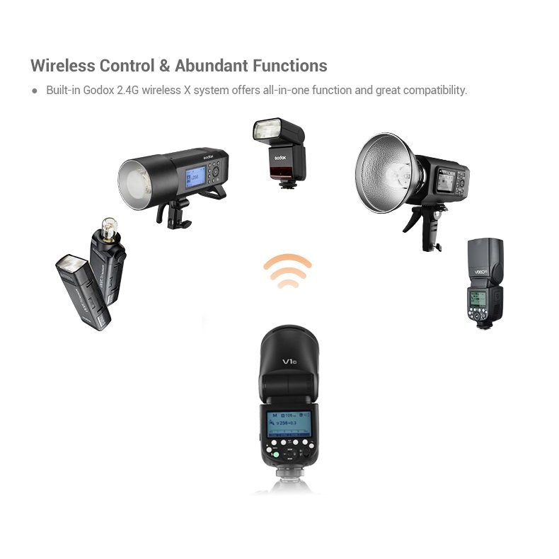 Godox V1 แฟลช Speedlight TTL (Li-ion Round) สำหรับกล้อง Canon,Sony,Fuji ...