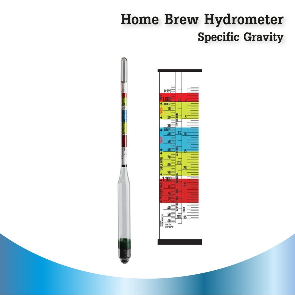 Home Brew Hydrometer – Specific Gravity | Shopee Thailand