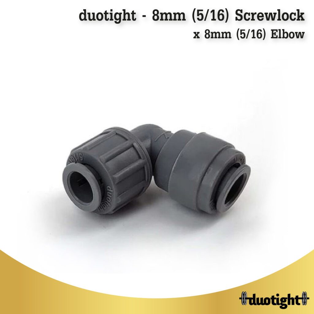 duotight – 8mm (5/16) Screwlock x 8mm (5/16) Elbow | Shopee Thailand