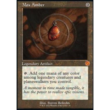 Mox Amber การ์ด Magic The Gathering ของแท้ จากชุด The Brothers' War ...