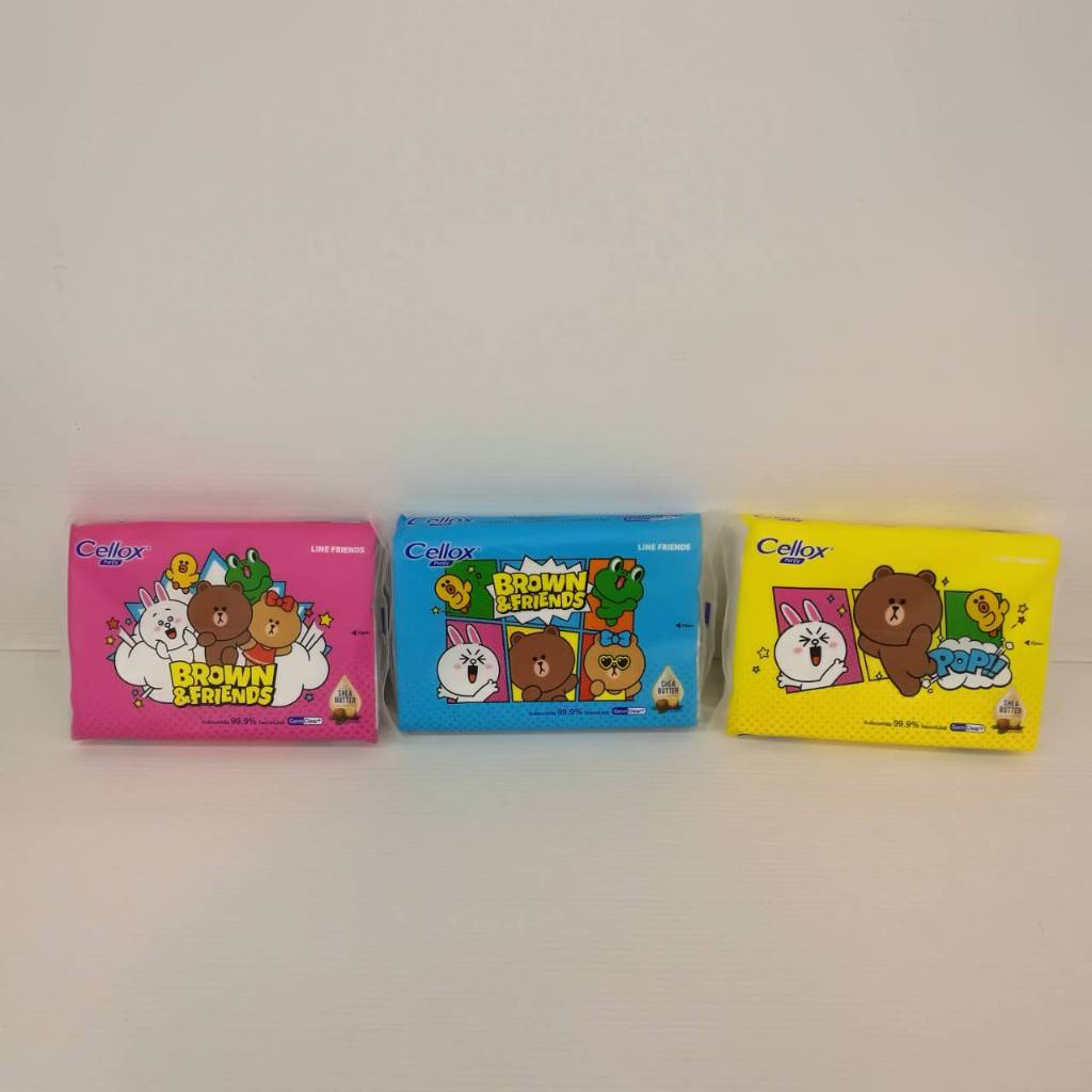 CELLOX Purify Line Friends( 50 แผ่น ) เซลล็กซ์ พิวริฟาย ไลน์เฟรนด์ ...