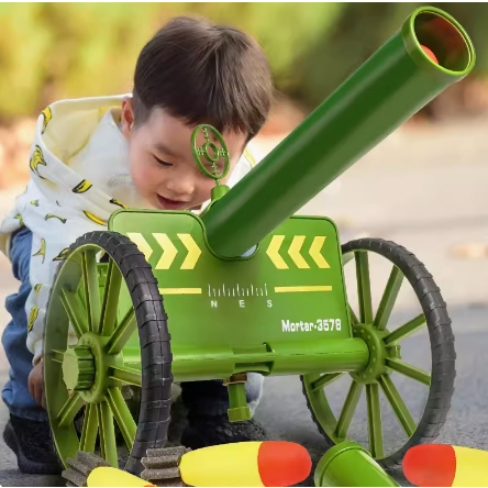 Children's Rocket Launcher Toy Soft Bullet Gun RPG Mortar Cannon Boys ...