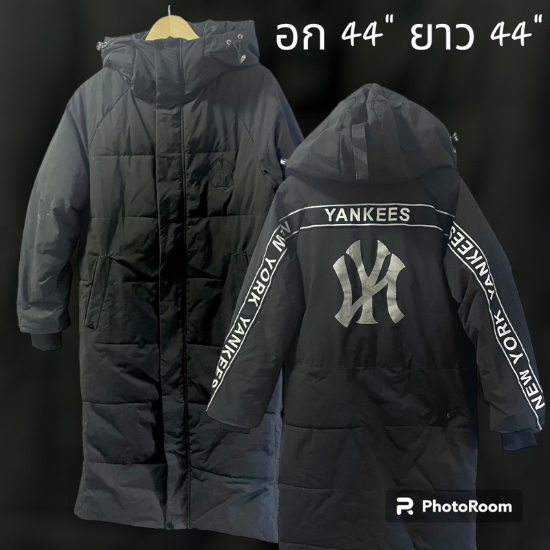 (มือสอง)Long padding jacket สีดำสุดเท่ | Shopee Thailand
