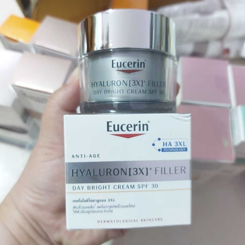 เดย์ครีมลดริ้วรอยลึก | Eucerin Hyaluron [3X] + Filler Day Bright Cream SPF30 (50ml) | เอเชีย ...