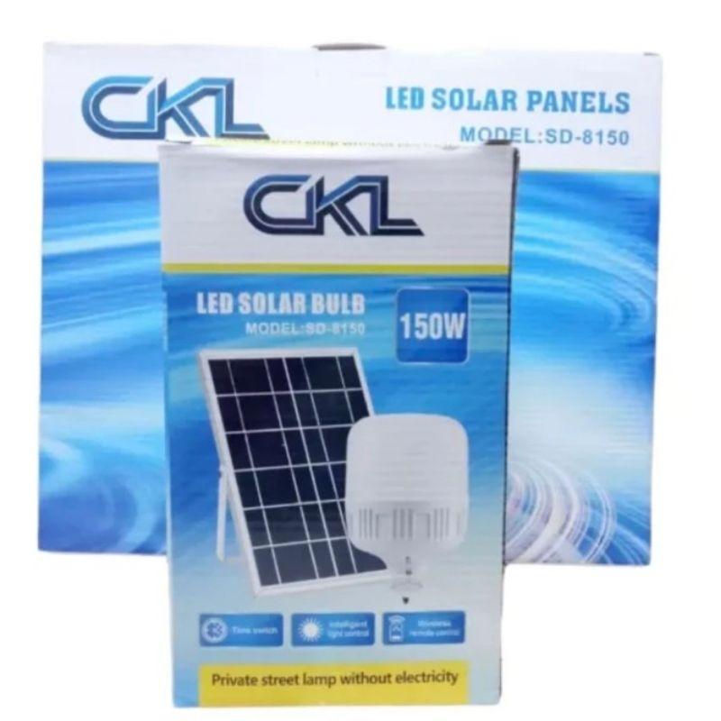 techaya.diva ไฟตุ้ม แสงขาว CKL 8150 - 150W โซล่าเซลล์ พลังงานแสงอาทิตย์ แผงโซล่าเซลล์และหลอดไฟ ...