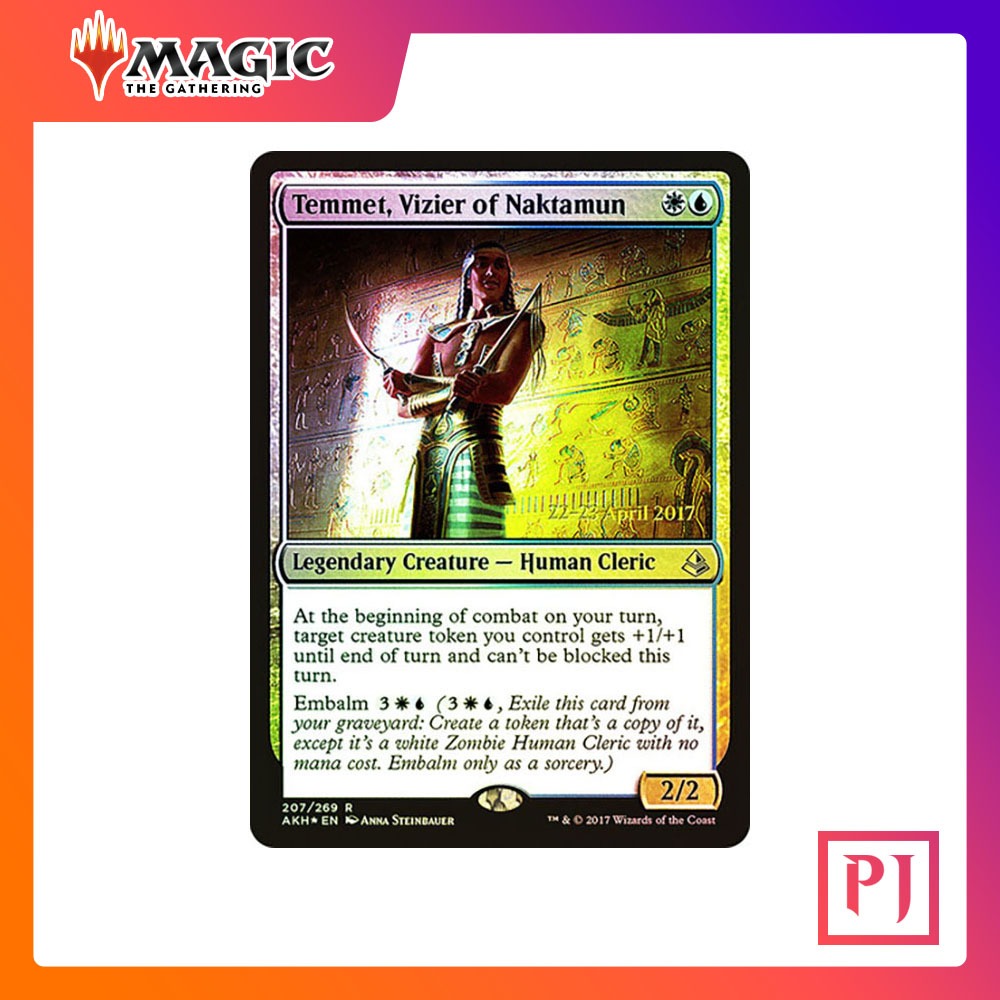 [MTG] Temmet, Vizier of Naktamun (Prerelease) [AER] [MULTI] [RARE ...