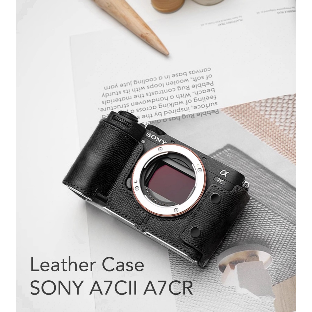 เคส SONY A7CII A7CR Leather Half Case จาก Mr.Stone | Shopee Thailand