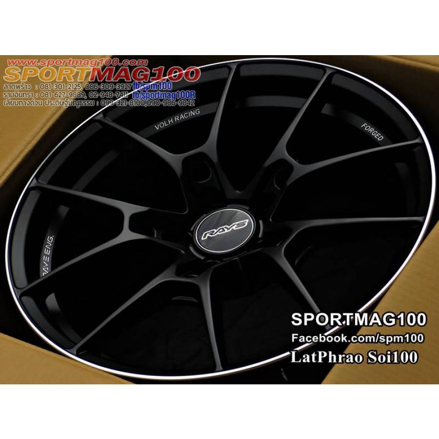 ล้อแม็กซ์ AOW Rays G025 สีดำด้าน 8.5-18นิ้ว 5รู114/112 ET35 [18424 ...