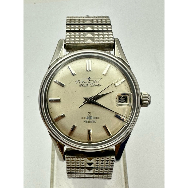 Citizen Jet Auto Dater 21 Jewels Parashock Automatic ตัวเรือนสแตนเลส ...
