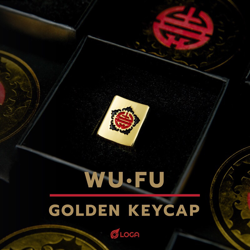 LOGA WU-FU : Chinese talisman metallic keycap | Shopee Thailand