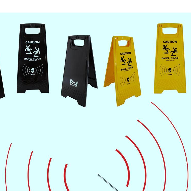 JFHD. A-Standing Caution Sign / Black | Shopee Thailand