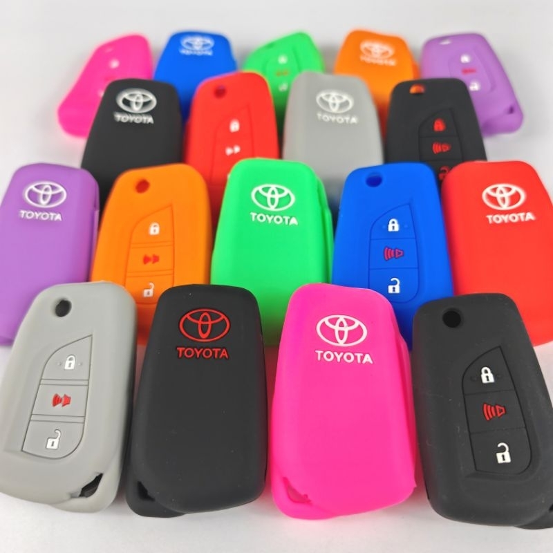 ซิลิโคนรีโมท รถยนต์ Toyota Revo, Altis 2014 กุญแจพับ(Smart Key) เคส ...
