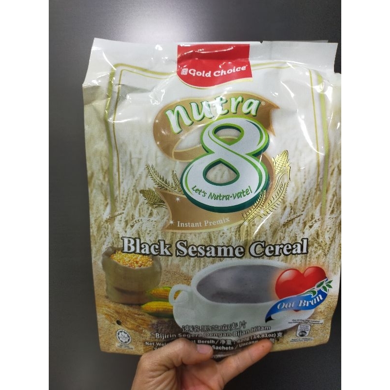 ข้าวโอ๊ตงาดำ Gold Choice nutra8 ขนาด 35กรัม*12ซอง | Shopee Thailand