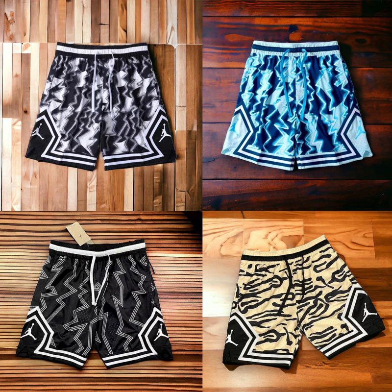 กางเกงบาส AJ Diamond ขาสั้นใส่สบาย งานสวย ส่งไว | Shopee Thailand