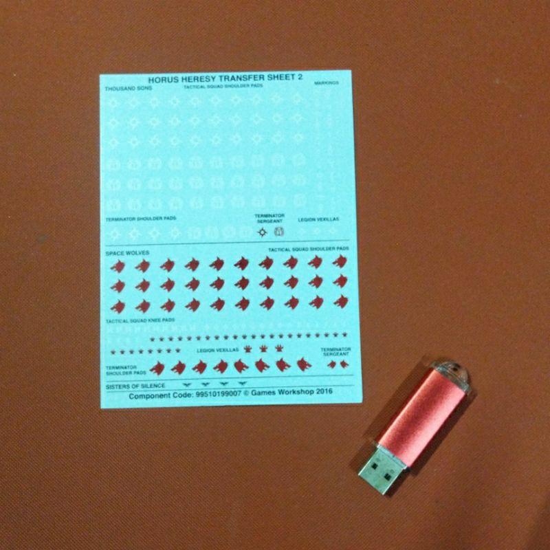 DECAL SHEET ×1 from COMBAT PATROL ADEPTUS CUSTODES box 40k WARHAMMER ...