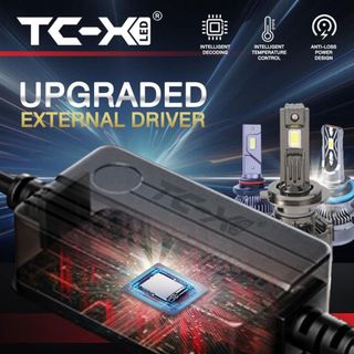 หลอดไฟหน้ารถยนต์ LED แบรนด์ TCX (35 วัตต์) ของแท้ 100% รับประกัน 2 ปี ...