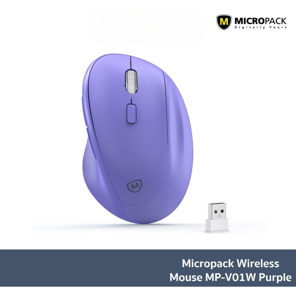 WIRELESS MOUSE (เมาส์ไร้สาย) MICROPACK OPTICAL WIRELESS MOUSE MP-V01W ...