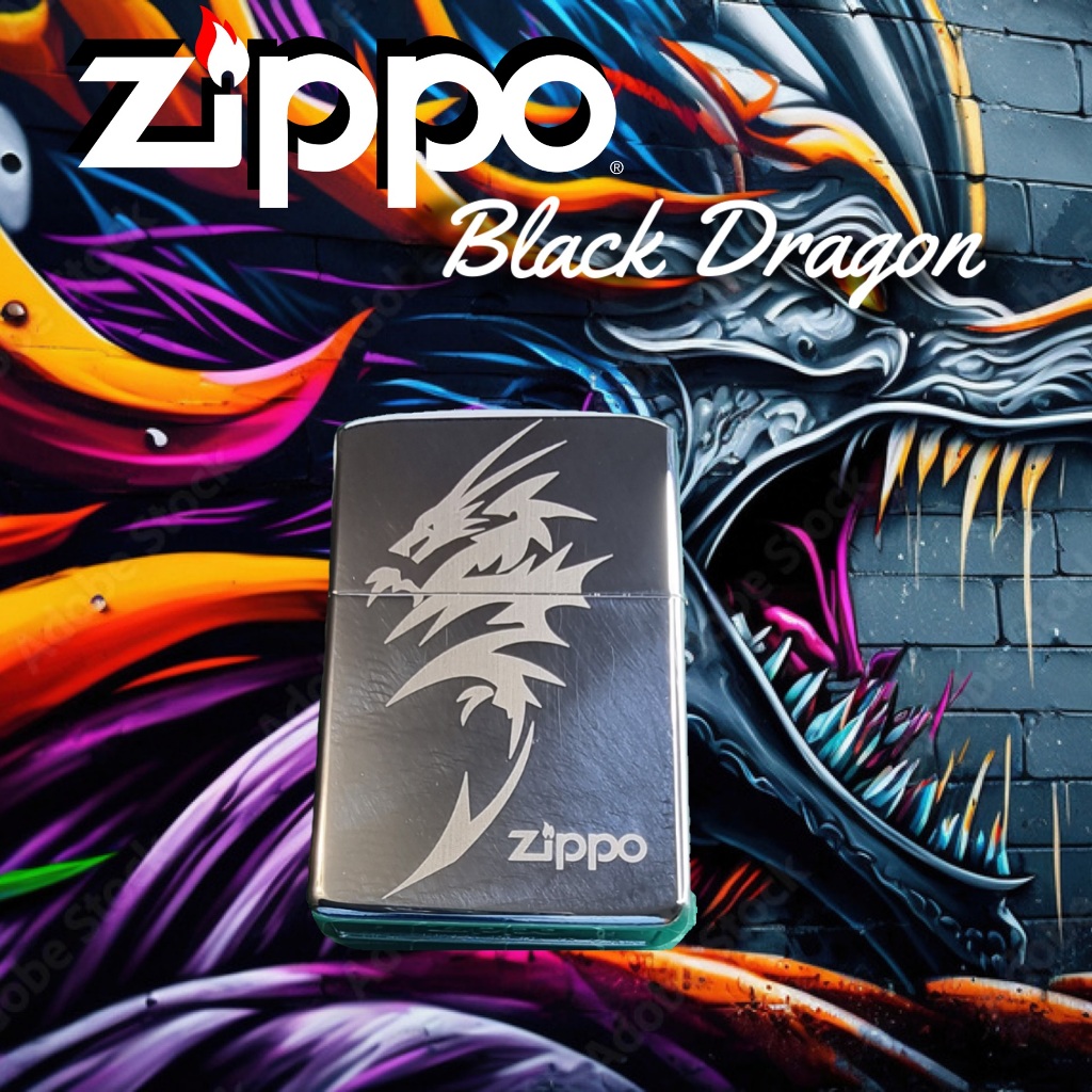 Zippo Black Dragon, 100% ZIPPO Original from USA, new and unfired. Year ...