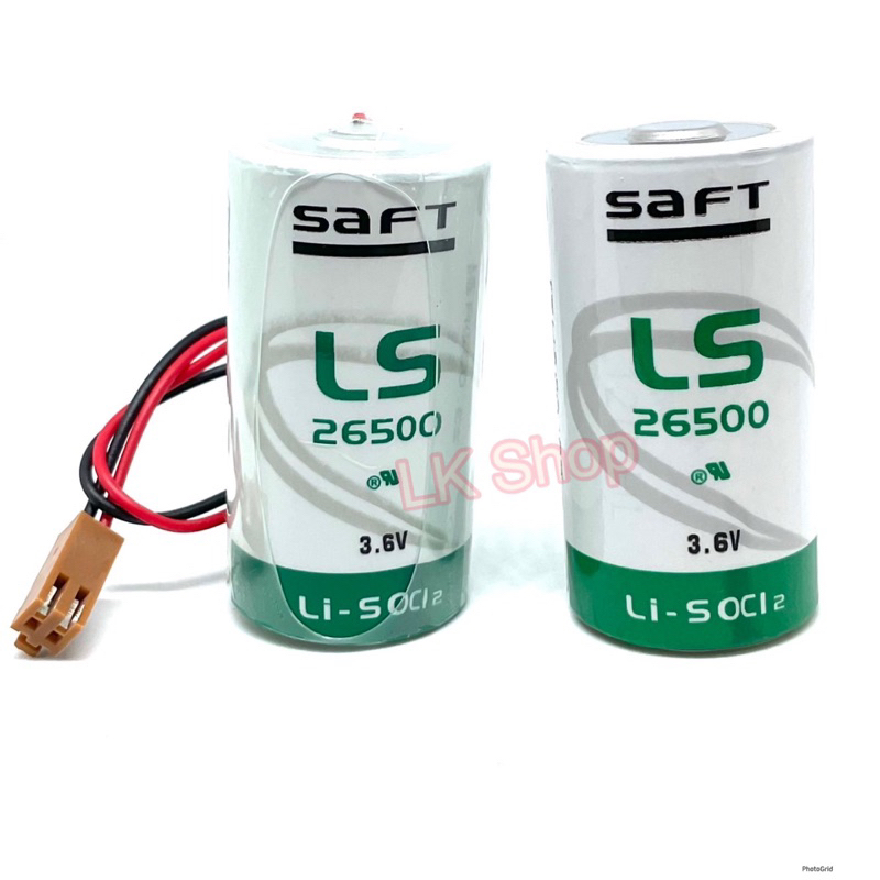 SAFT LS26500 26500 C ขนาด3.6V 8000MAH Non-Rechargeable แบตเตอรี่ PLC ...