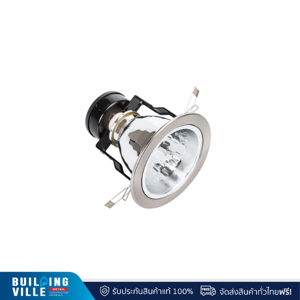 BEC โคมดาวน์ไลท์ 6 นิ้ว HDL6/S E27 ขอบเงิน (FG-BEC0213) | Shopee Thailand