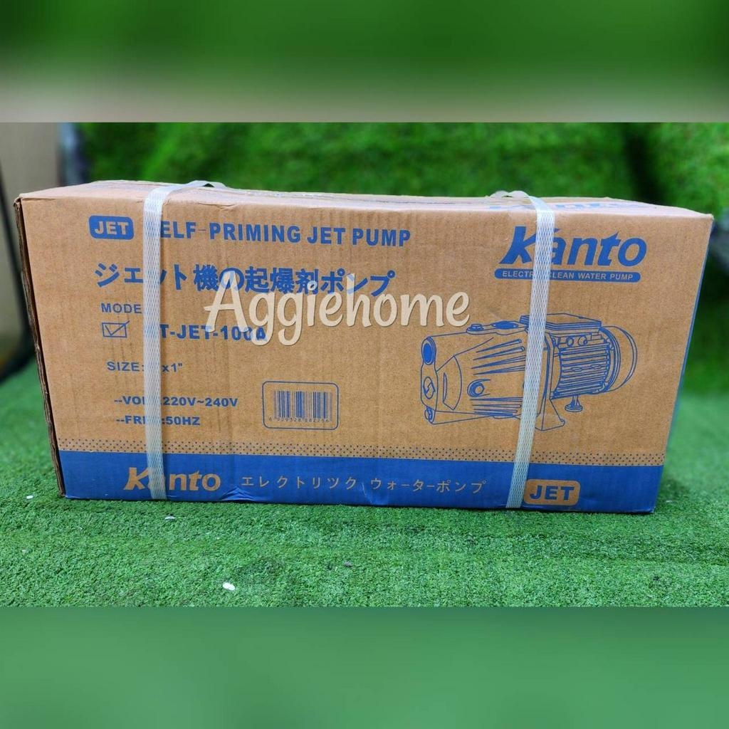 KANTO ปั๊มน้ำเจ็ทเดี่ยว รุ่น KT-JET-100A 750วัตต์ 1แรงม้า ท่อออก 1Xนิ้ว (เน้นส่งสูงและส่งไกล ...