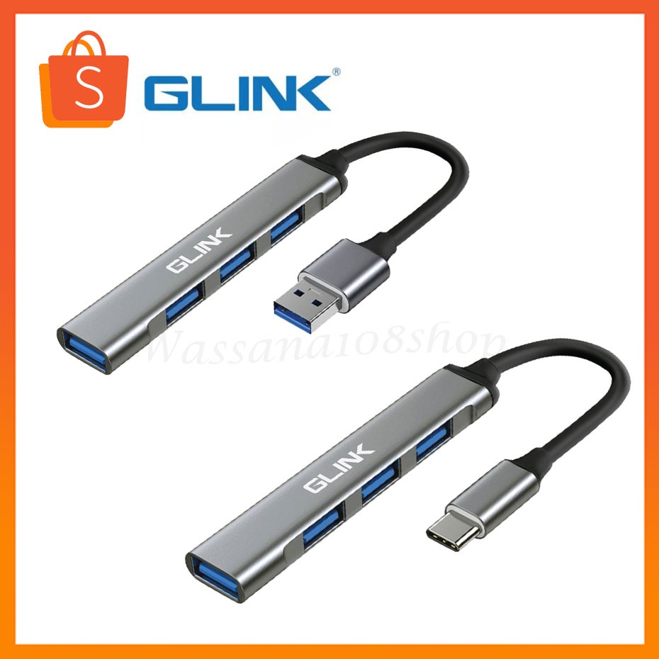 Glink GL029 Hub USB2.0x3/USB3.0x1 ฮับยูเอสบี ตัวเพิ่มช่องUSB | Shopee ...