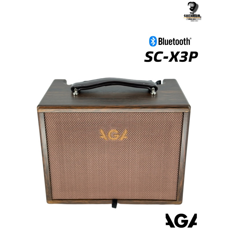 เเอมป์อคูสติก AGA SC-X1P เเละ SC1-X3P Acoustic Amp with Bluetooth พกพา ...
