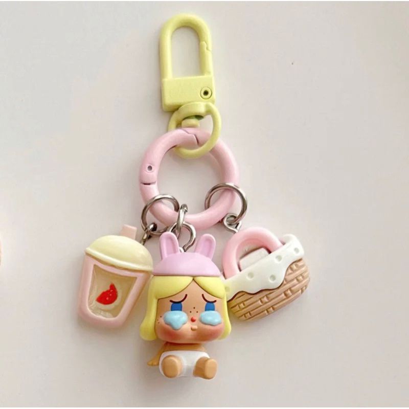 พร้อมส่ง พวงกุญแจ POP BEAN CRYBABY ทำจาก POP BEAN แท้ 100% | Shopee ...
