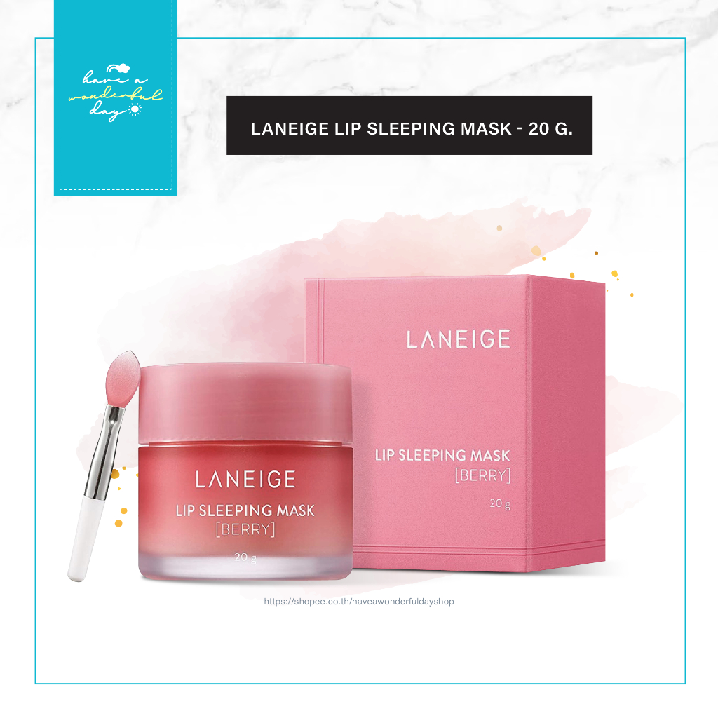 Laneige Lip sleep mask 20g มาส์กสำหรับริมฝีปาก ช่วยผลัดเซลล์ผิวเสื่อม ...