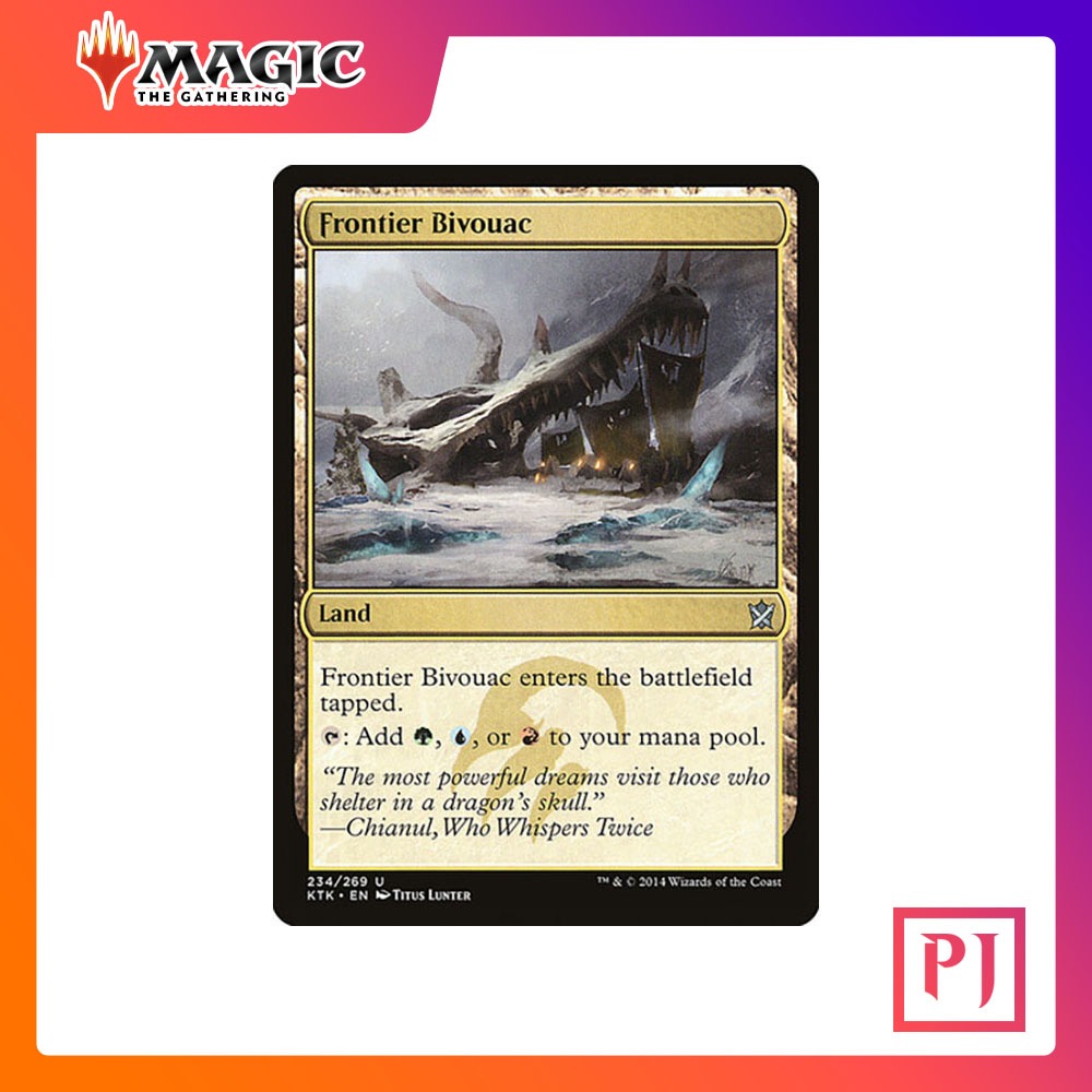 [MTG] Frontier Bivouac [KTK] [LAND] [UNCOM] [NORMAL] [ENG] (การ์ดเมจิค ...