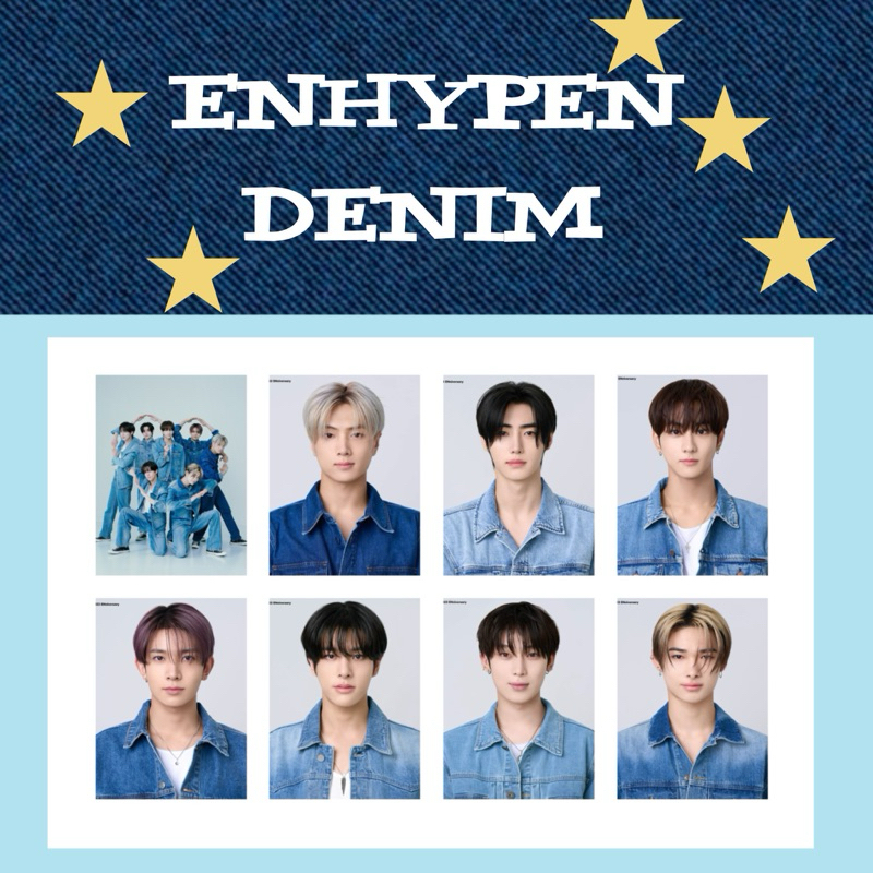 👖enhypen denim id photo ไอดีโฟโต้enhypen | Shopee Thailand