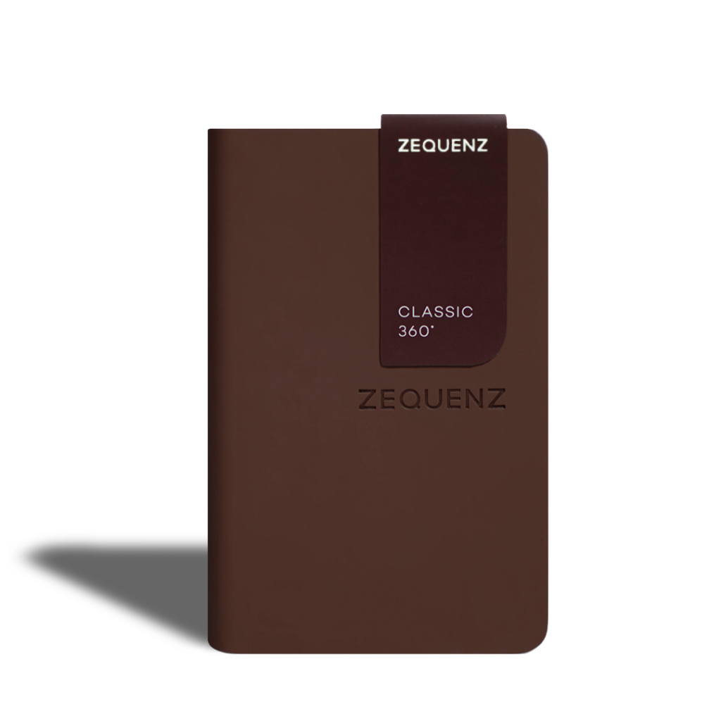 ZEQUENZ The Color "TERRA" สมุดโน๊ต Zequenz สีน้ำตาลดิน | Shopee Thailand