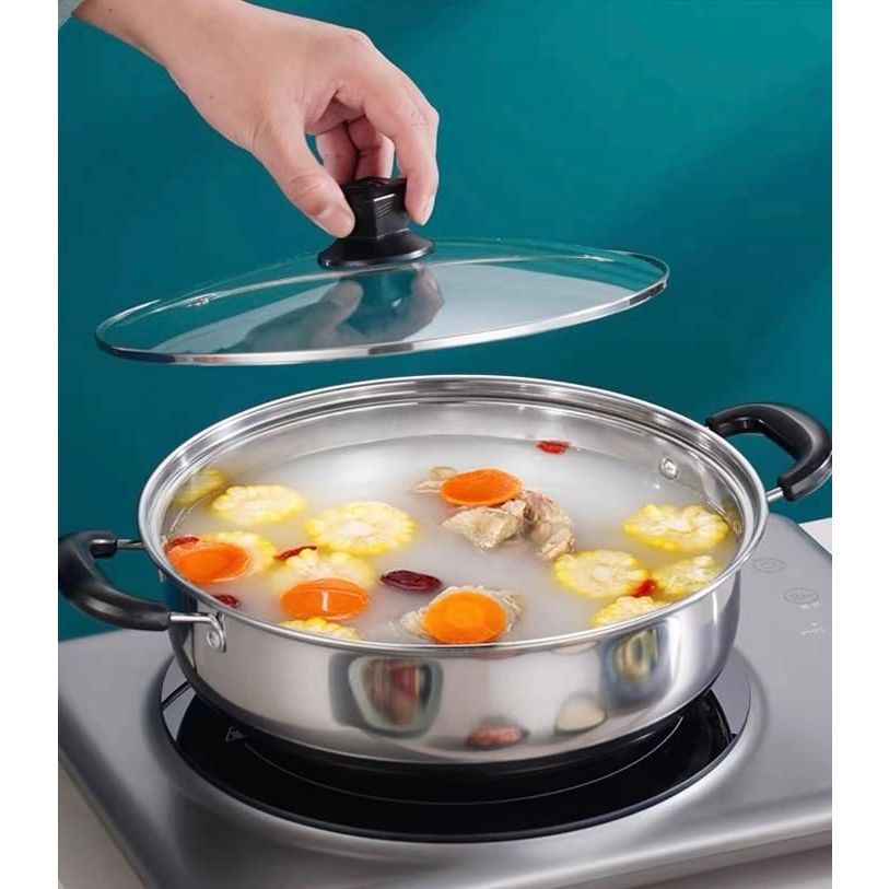 Jumbo stainless steel food boiler หม้อต้มอาหารสแตนเลสจัมโบ้ สำหรับเตา ...