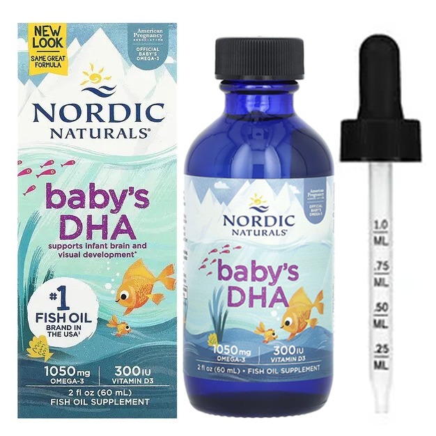 Nordic Naturals Baby's DHA + D3 ขนาด 60ml สำหรับทารก เสริมพัฒนาการใน ...