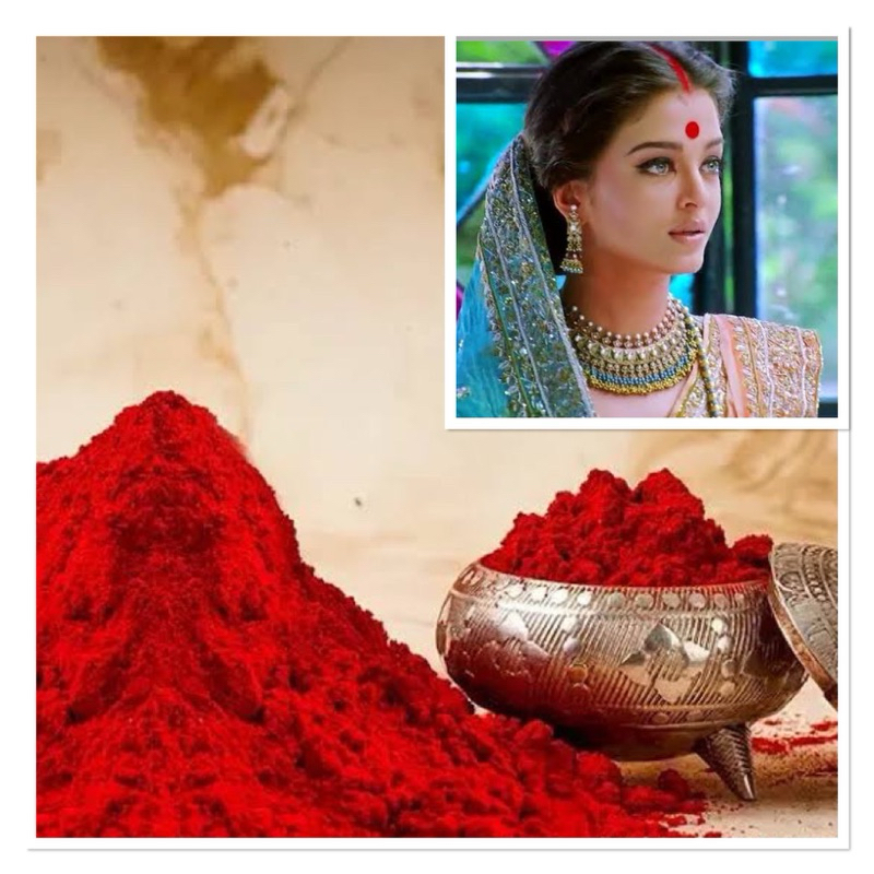 ผงคุมคำ ผงเจิมหน้าผาก ผงซินดูร์ นำเข้าจากอินเดีย sindoor kumkum powder ...