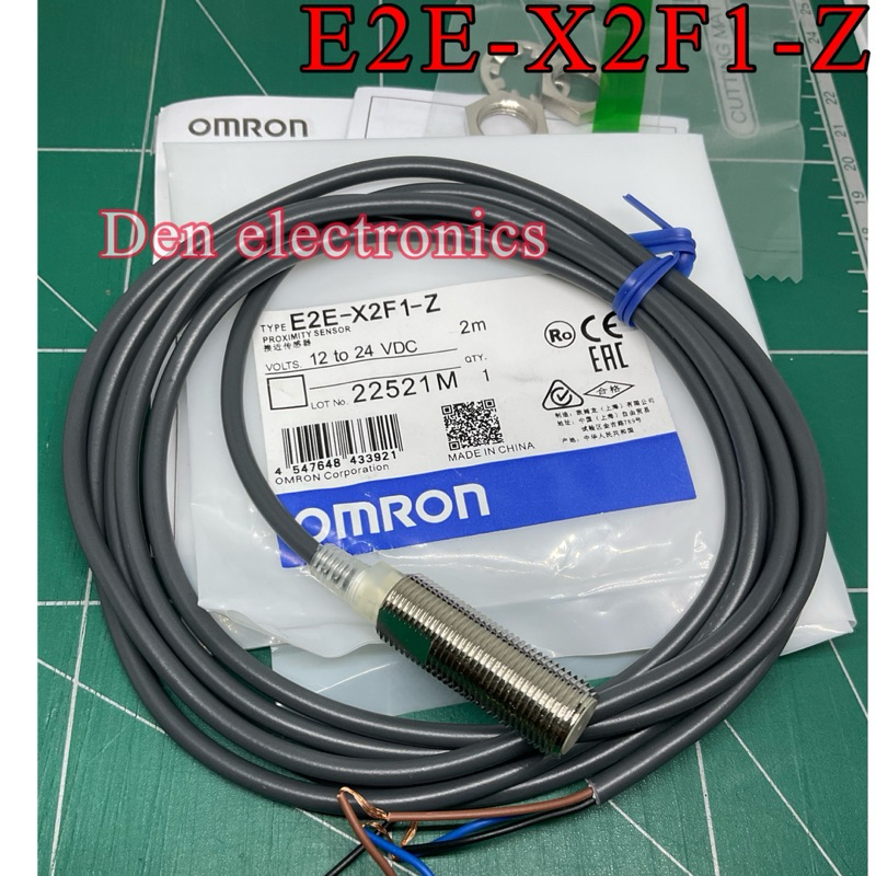E2E-X2F1-Z Omron sensor เซ็นเซอร์จับโลหะ เกลียว 12มิล 12-24V PNP NO ระยะตวจจับ2mm | Shopee Thailand