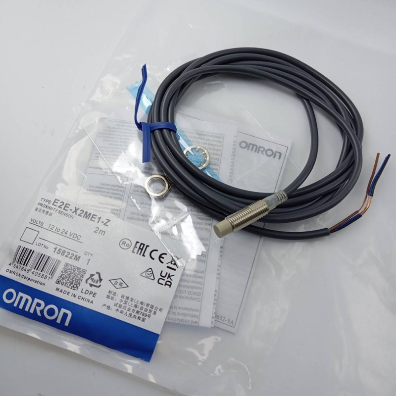 E2E-X2ME1 / E2E-X2ME1-Z proximity sensor หัวM8 ระยะจับ 2มิล 3สาย NPN NO ...