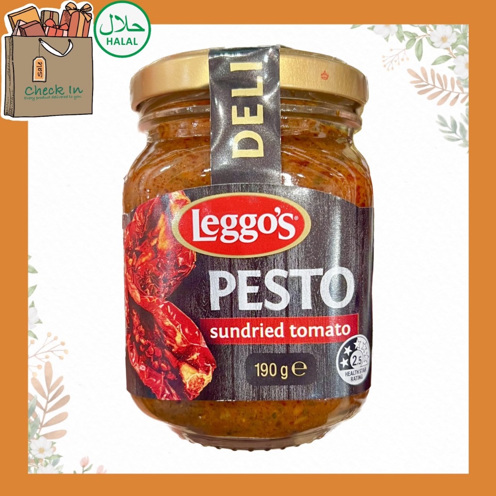 ของดี ค่าส่งถูก Leggo's pesto basil and sundried tomato 190g เลกโกส์ ...